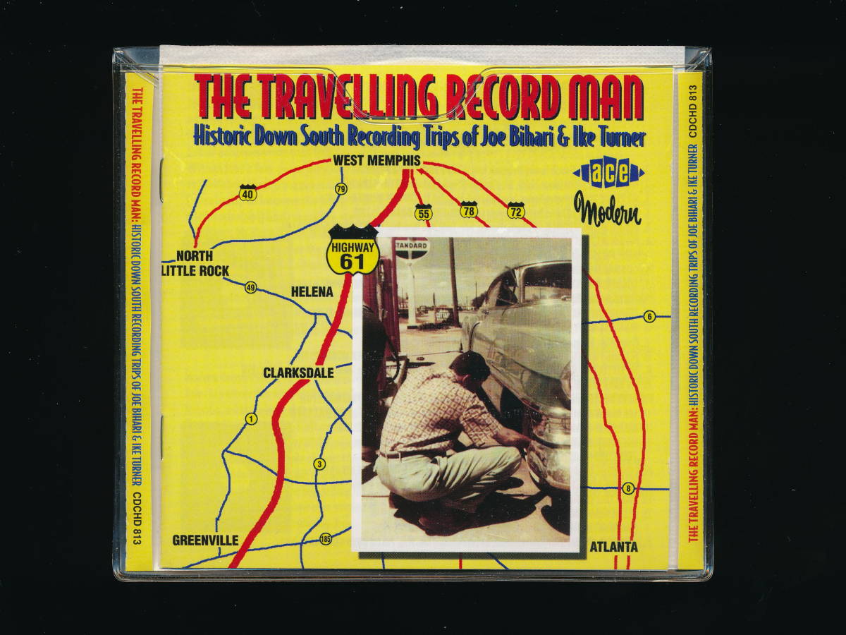 【やや傷や汚れあり】☆THE TRAVELING RECORD MAN☆HISTORIC DOWN SOUTH RECORDING TRIPS ...