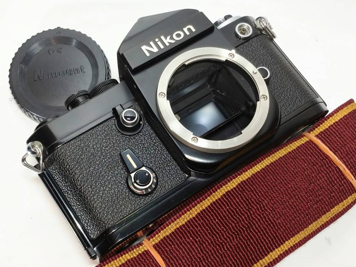 【目立った傷や汚れなし】【美品・光学極上/動作確認済】 ニコン Nikon F2 アイレベル De 1 ブラック 所有欲を満たす70年代の最
