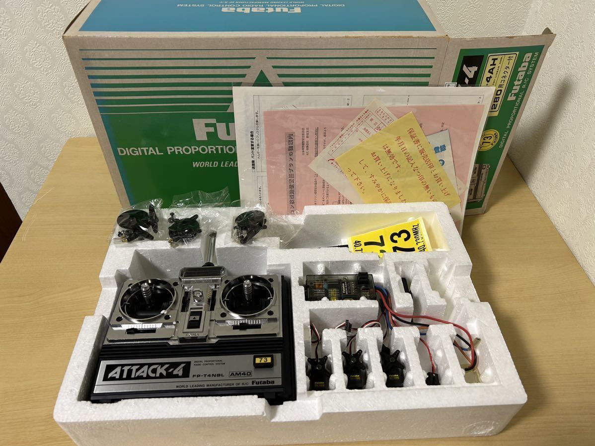 【目立った傷や汚れなし】Futaba Electronics ATAACK-4 AM4 Channel 40.730MHz ...