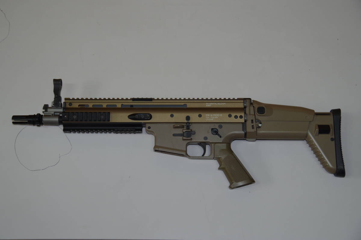 【やや傷や汚れあり】 8 USED ジャンク品 東京マルイ 電動ガン MK16 MOD 0 CAL 5.56MM FN HERSTAL ...