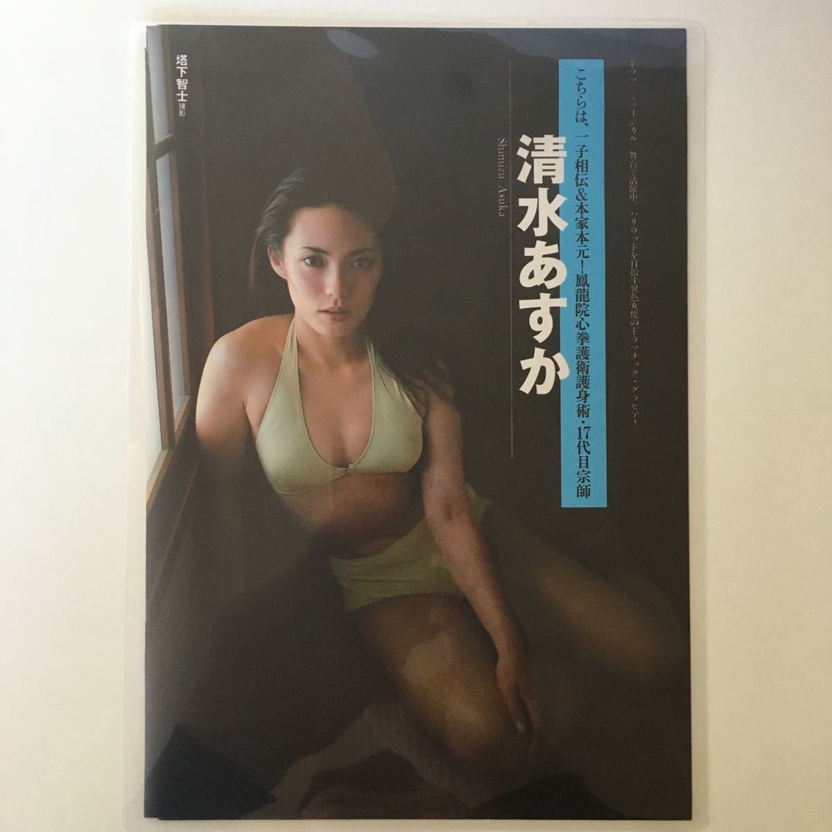 【やや傷や汚れあり】『雑誌グラビア ラミネート加工』Y-1632 清水あすか(アクション女優)伊東あい(巨乳) B5 5枚9ページ プレイボーイ 平成14年8月6日号※15の落札情報詳細 ...