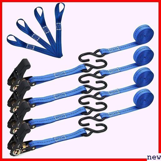 【未使用】新品 gaoxin ラッシング幅2.5cm 破断荷重800kg ー固定バンド ラチェット式タイダウン ラッシングベルト 225の落札情報詳細 - ヤフオク落札価格検索 オークフリー