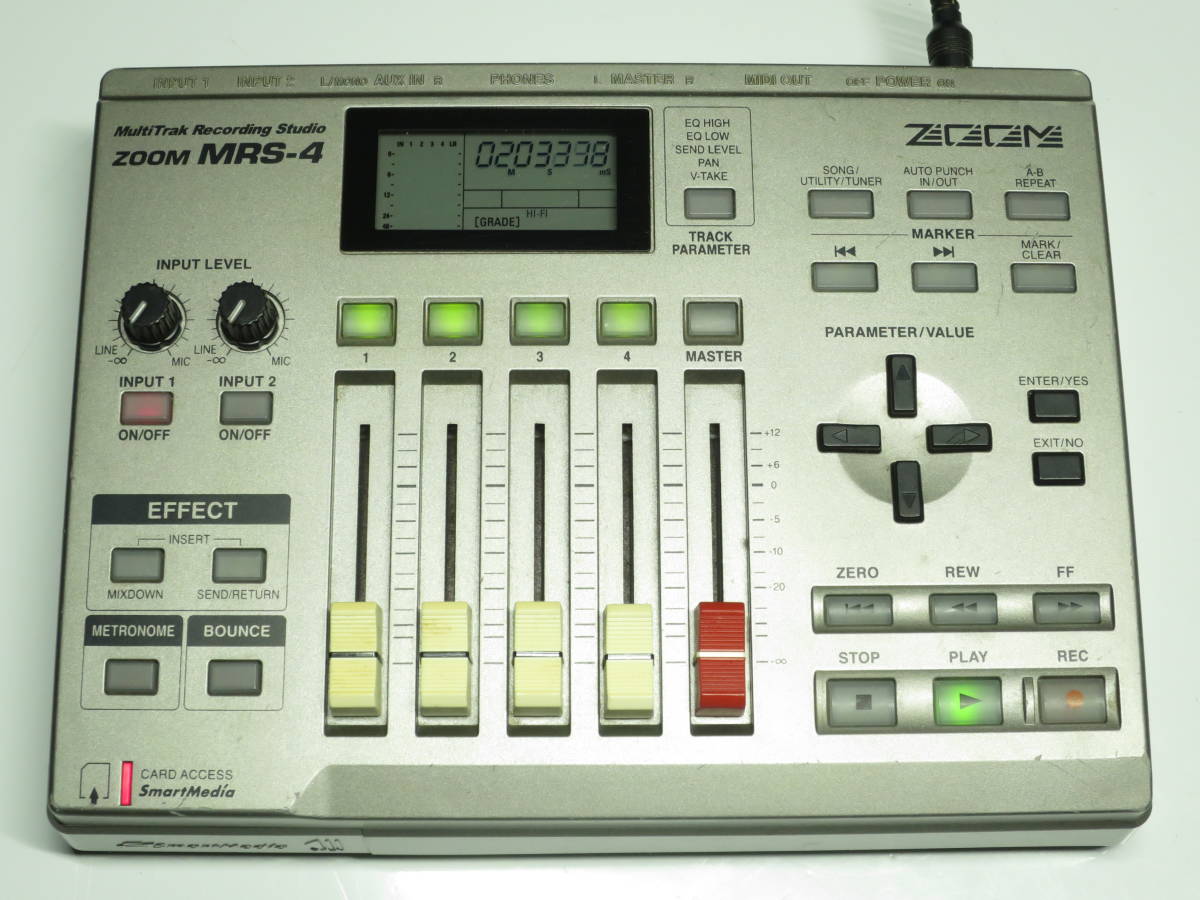 【傷や汚れあり】ZOOM MRS-4 MultiTrak Recording Studio マルチトラックレコーダーの落札情報詳細 ...