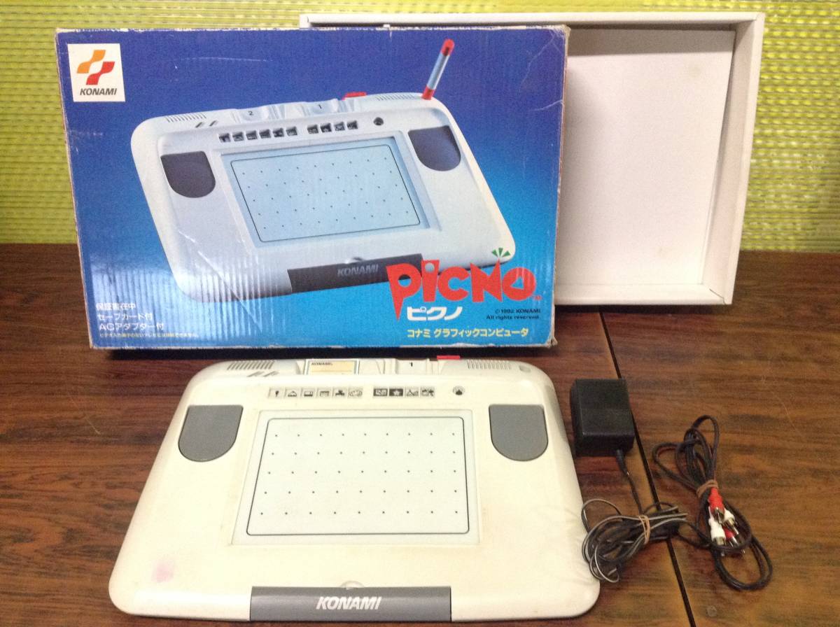 【やや傷や汚れあり】Konami Graphic computer PICNO RX001 console w/box tested コナミ ...
