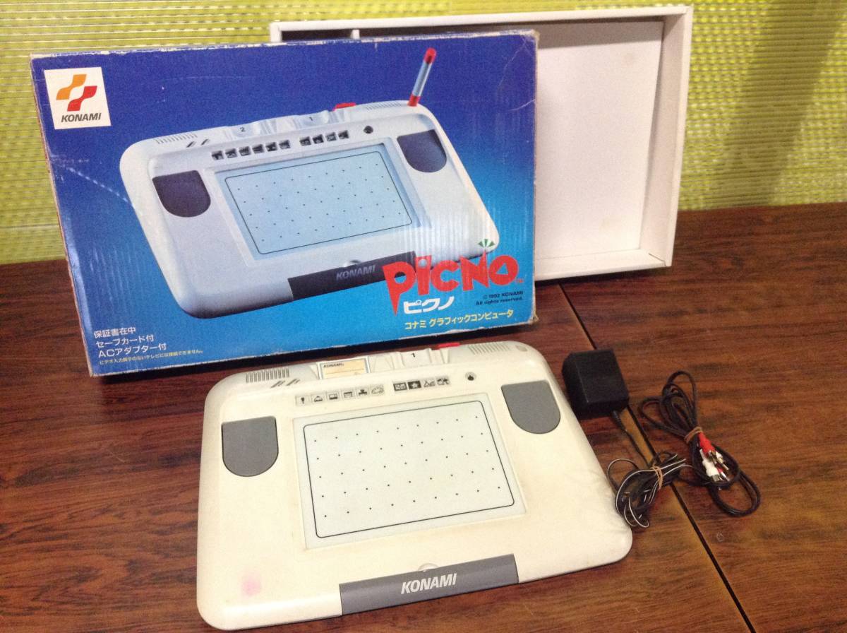 【やや傷や汚れあり】Konami Graphic computer PICNO RX001 console w/box tested コナミ ...