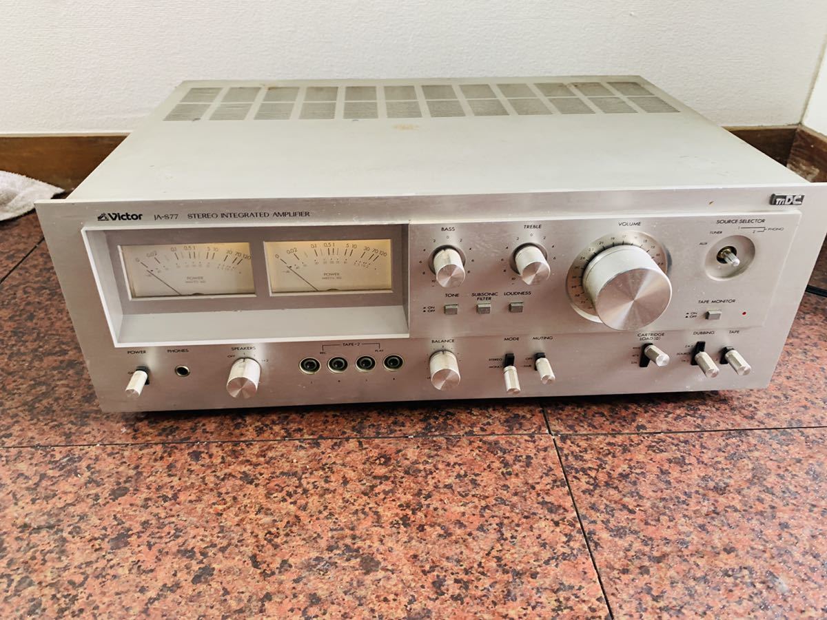 【傷や汚れあり】【ジャンク】Victor ビクター アンプ JA-S77の落札情報詳細 - Yahoo!オークション落札価格検索 オークフリー