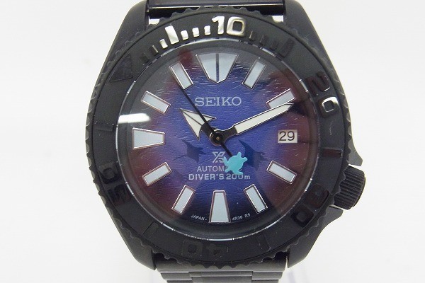 【傷や汚れあり】W152-J10-3089 SEIKO セイコー DIVER'S200m 24石 裏スケ メンズ 自動巻き 腕時計 現状品⑧ ...
