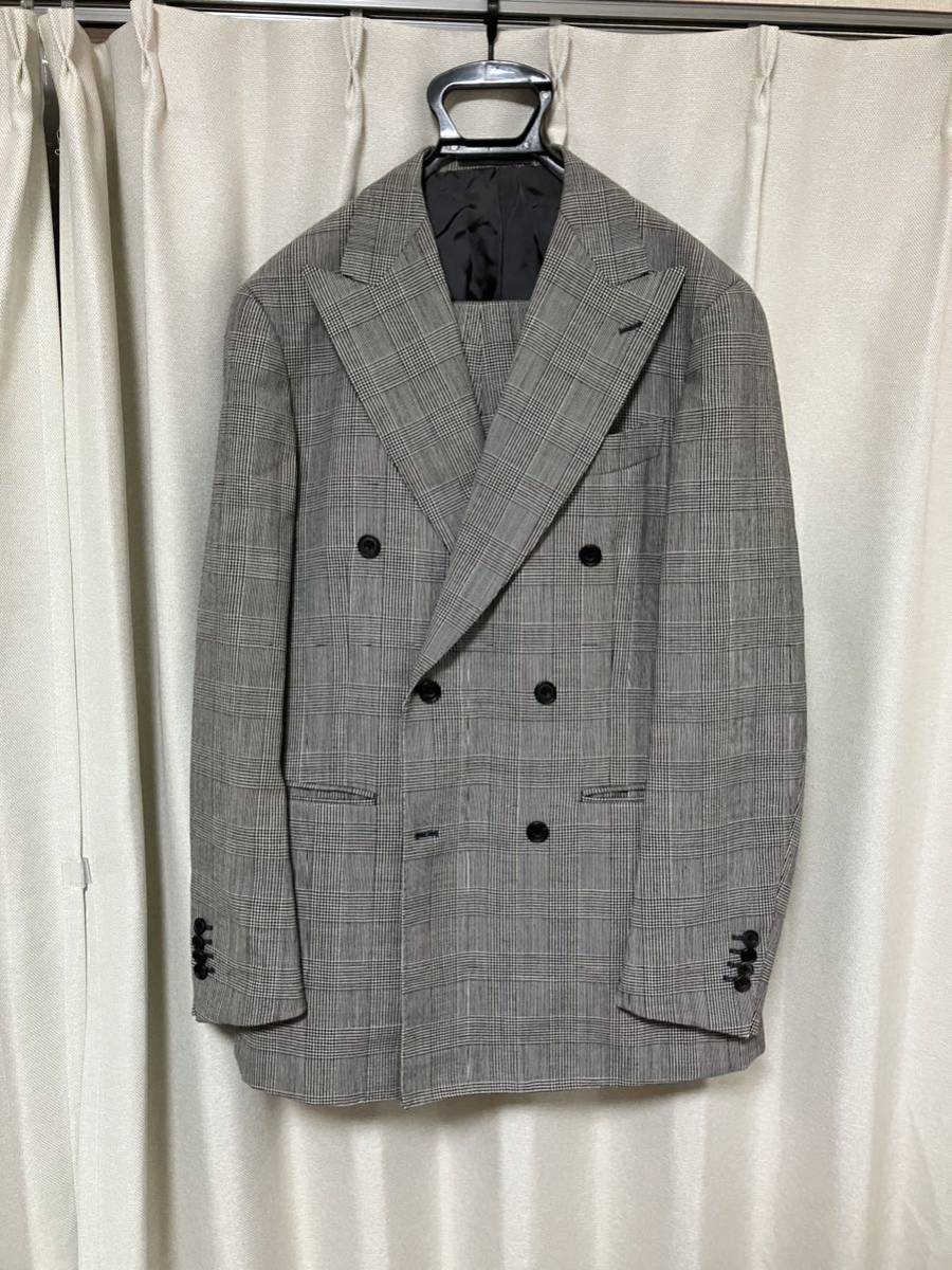 【目立った傷や汚れなし】RING JACKET Meister リングヂャケットマイスター グレンチェックスーツ ダブルブレストの落札情報詳細 - Yahoo!オークション落札価格検索 オークフリー