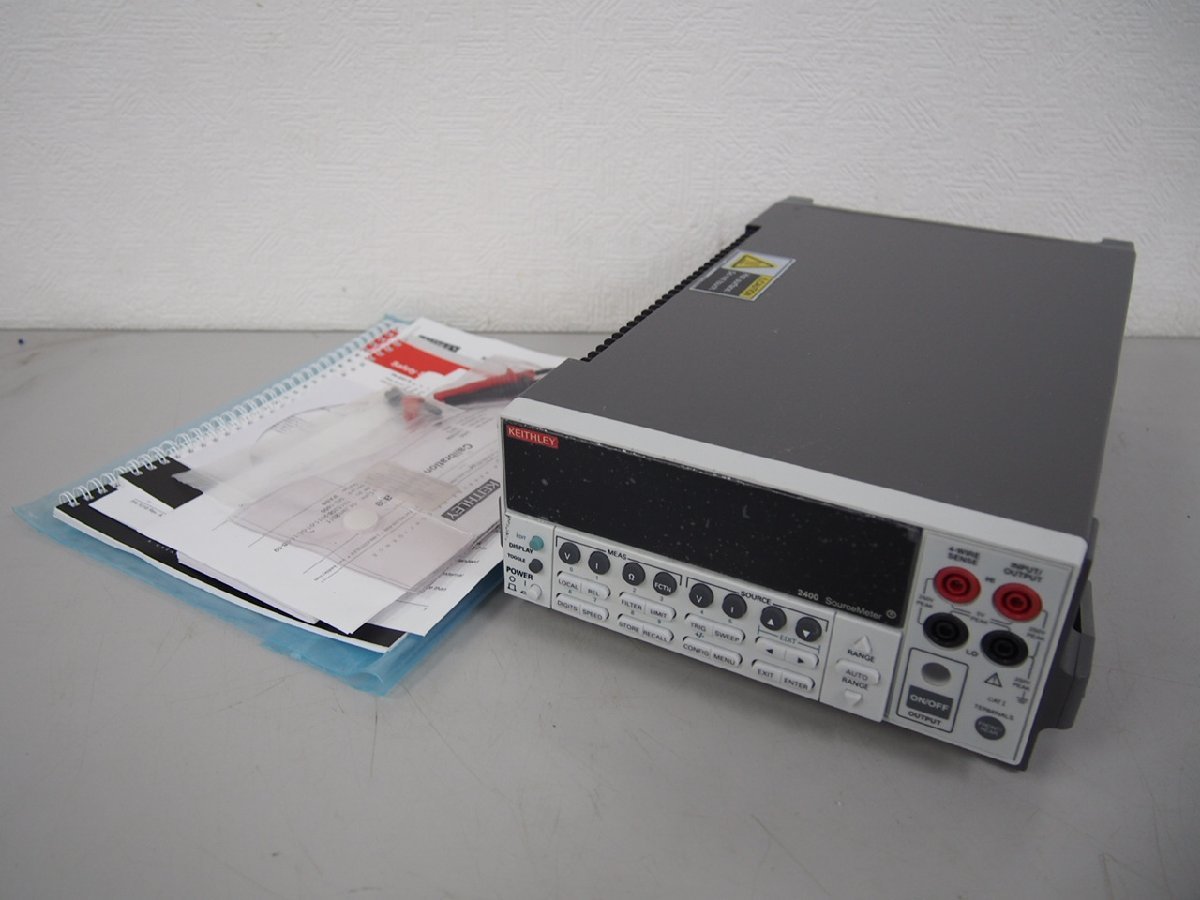 【傷や汚れあり】☆【1K0119-2】 KEITHLEY ケースレー SourceMeter ソースメーター 2400 説明書、ディスク ...