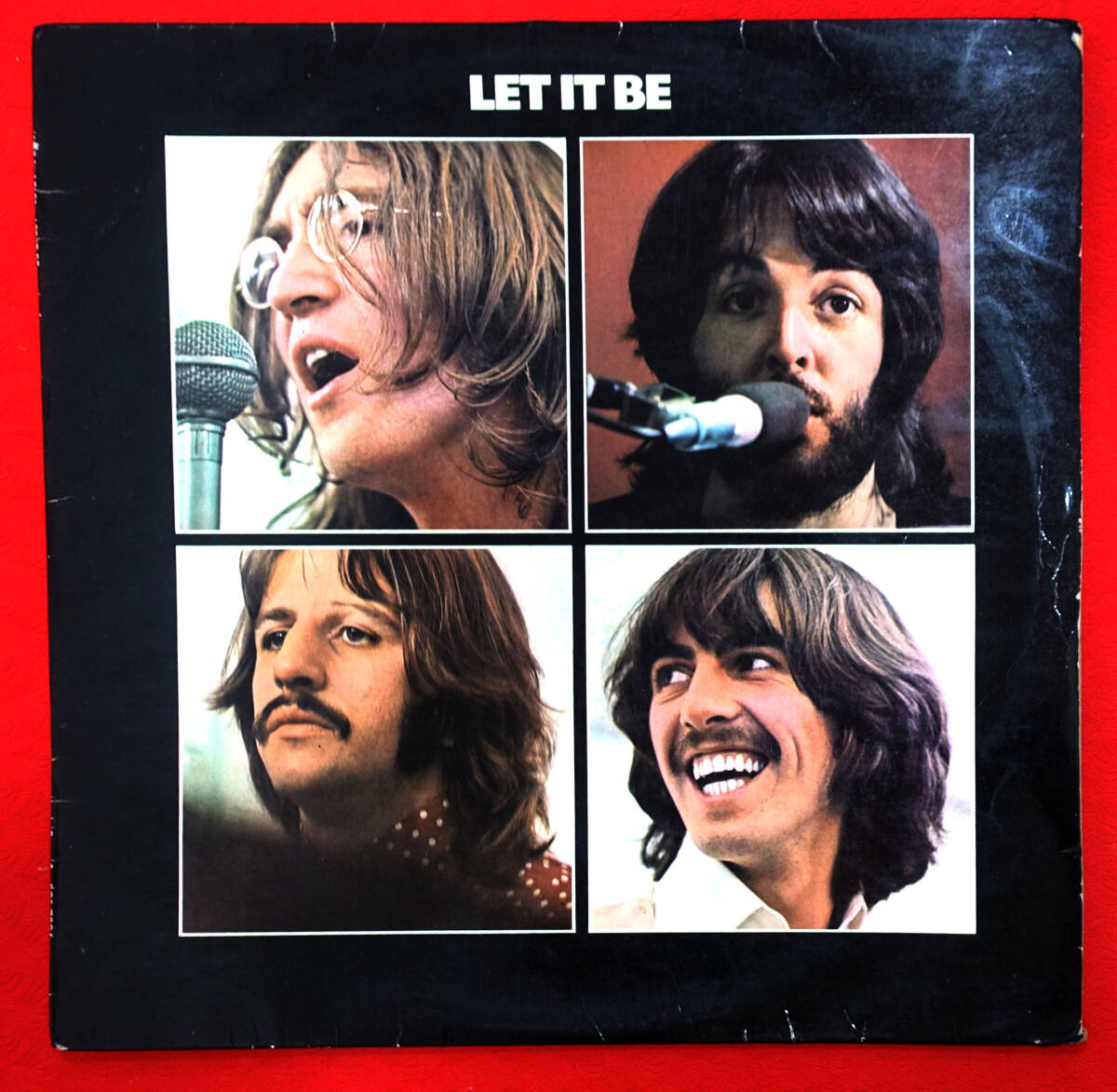 【やや傷や汚れあり】UK Original 初回 APPLE PCS 7096 LET IT BE / The Beatles MAT:2U/3U+Red Appleの落札情報詳細 ...
