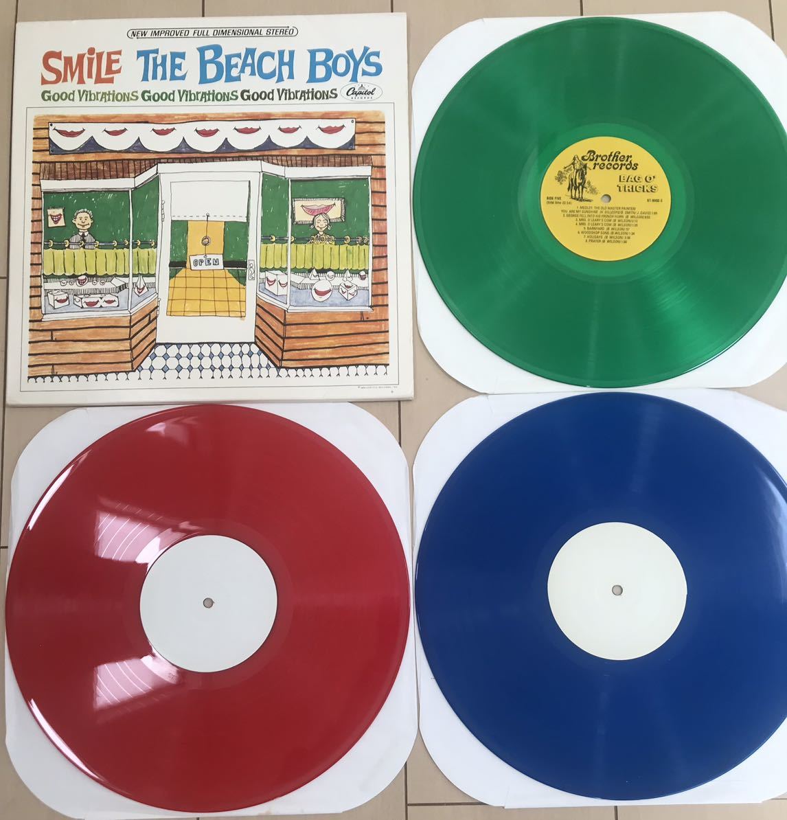 【目立った傷や汚れなし】 THE BEACH BOYS ビーチ・ボーイズ Smile / 3LP / Rare Unreleased ...