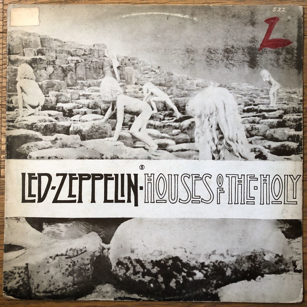 【やや傷や汚れあり】 Led Zeppelin『Houses Of The Holy』（韓国YEGRIN盤一色刷りジャケ・レア!!） レッド ...
