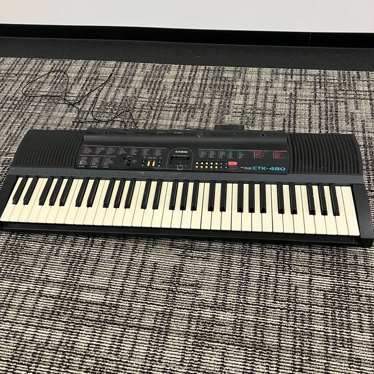 【目立った傷や汚れなし】1円〜 2T CASIO キーボード 電子キーボード CTK-480 動作確認済み カシオ計算機 ACアダプター付き ...