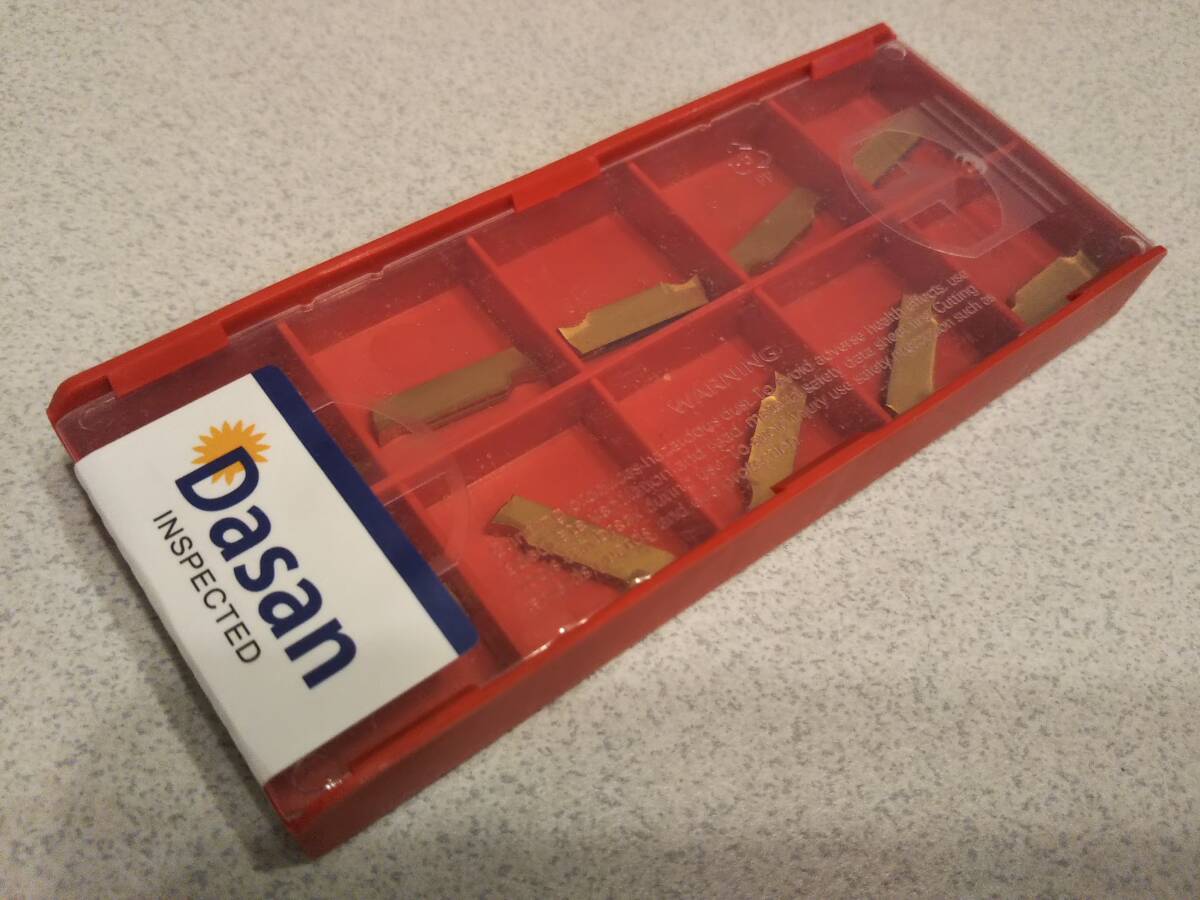 【未使用】切れ味抜群！MGGNタイプ Dasan 突っ切りバイト用 チップ 2mm 10個 一般鋼材用の落札情報詳細 - ヤフオク落札価格検索 ...