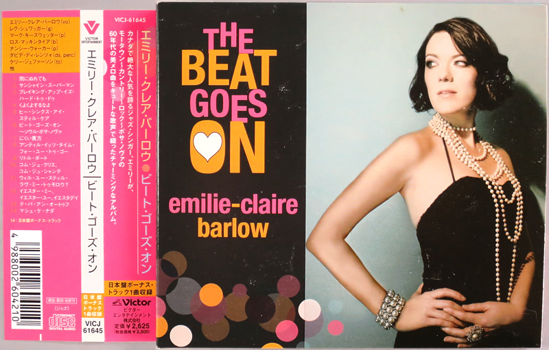 【やや傷や汚れあり】(CD) Emilie-Claire Barlow 『The Beat Goes On』 国内盤 VICJ-61645 エミリー・クレア・バーロウ ビート・ゴーズ・オンの ...