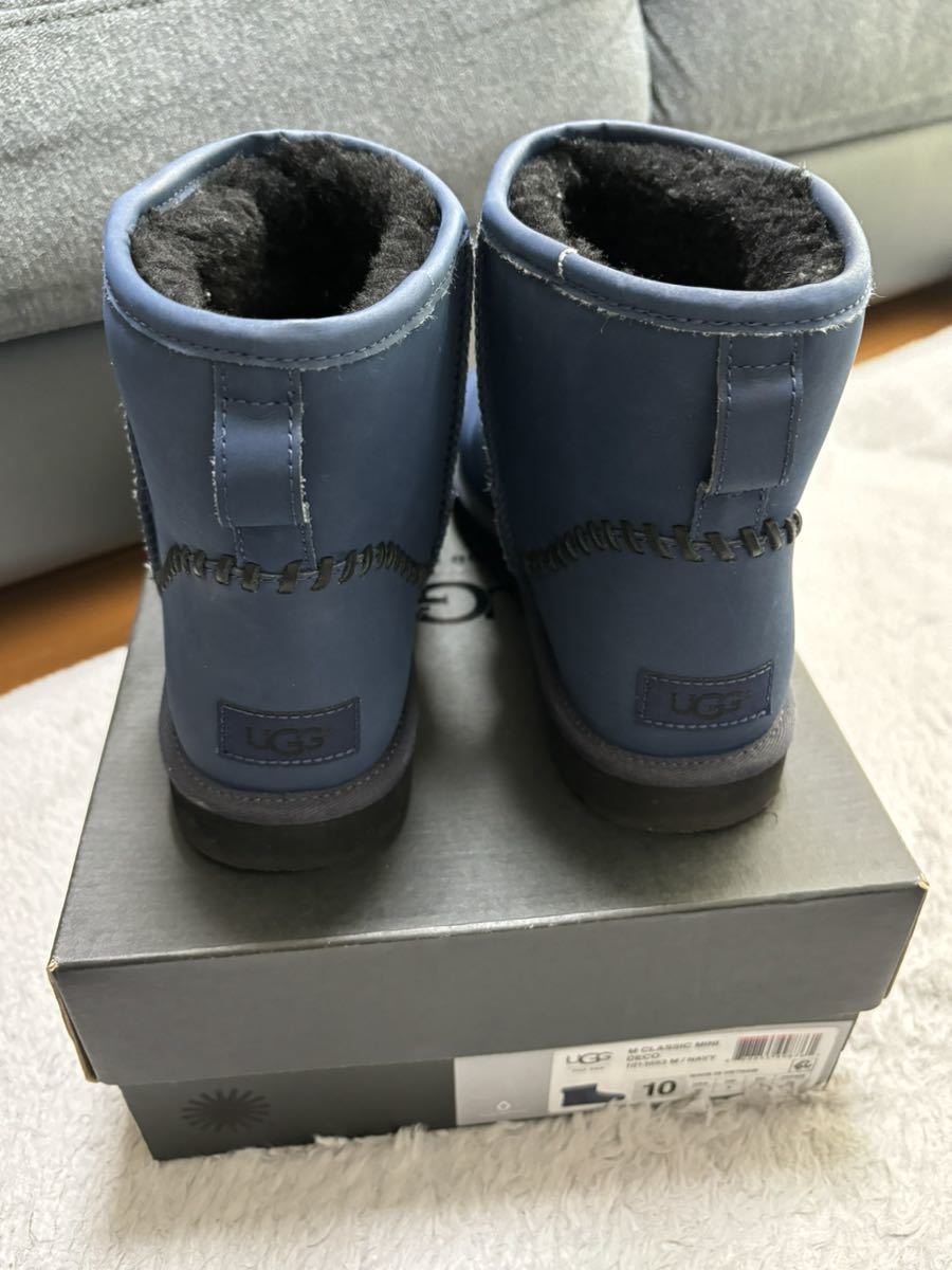 【目立った傷や汚れなし】UGG Australia アグ オーストラリア M CLASSIC MINI メンズ クラシックミニ DECO 1013553 US10(28cm) NAVY ...