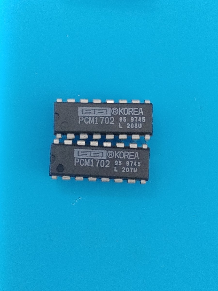 【目立った傷や汚れなし】PCM1702 Burr-Brown社 1セット(PCM1702×2個) 中古(DAC基盤取り外し品)の落札情報詳細 ...