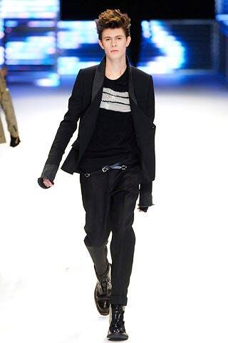 【目立った傷や汚れなし】エディ期！07AW Dior homme ディオールオム ランウェイ登場 モヘアニットセーター XS / ブラック エディスリマン archive hedi ...