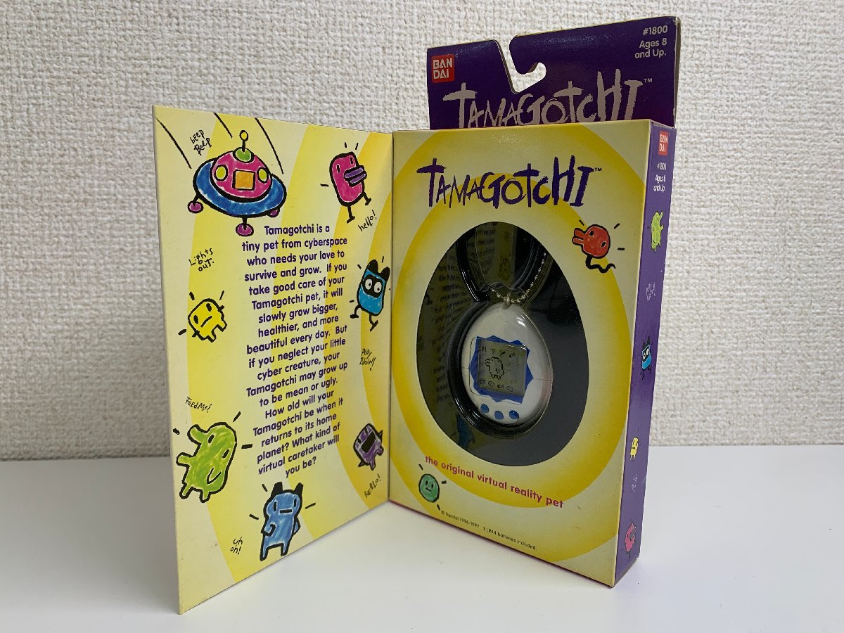 【未使用】【未開封】バンダイ たまごっち 1996‐1997 英語版 逆輸入 日本語版取扱説明書入り バーチャルペット Tamagotch