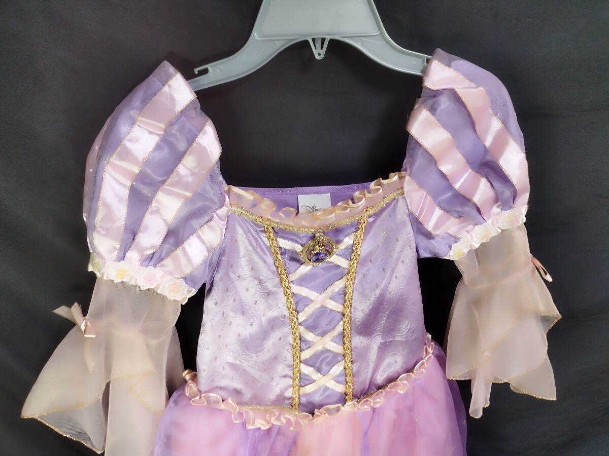 【目立った傷や汚れなし】★美品 塔の上のラプンツェル ドレス Dハロ 仮装 コスプレ ディズニー プリンセス Disney Kids ...