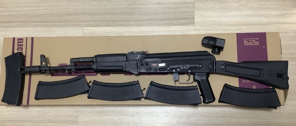 【やや傷や汚れあり】KSC AK-74M ERG 電動ガン 調整品 付属品多数 マガジン 18歳以上 AK74の落札情報詳細 - ヤフオク落札価格検索 オークフリー