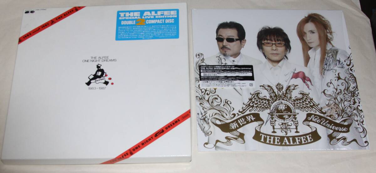 【やや傷や汚れあり】THE ALFEE アルフィー ONE NIGHT DREAMS（SPECIAL LIVE EDITION） 新世界 -Neo Universe-(初回限定盤B) 2組 ...