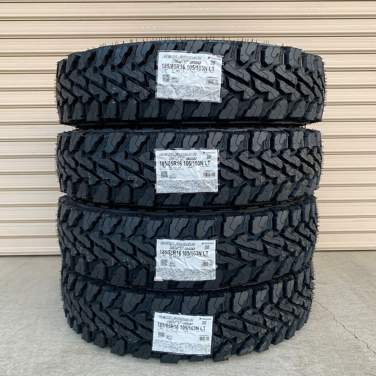 【未使用】ヨコハマ ジオランダー M/T G003 185/85-16【国内正規品】 YOKOHAMA GEOLANDAR 185/85R16 ジムニー JB23 JB64 2022年製在庫 ...