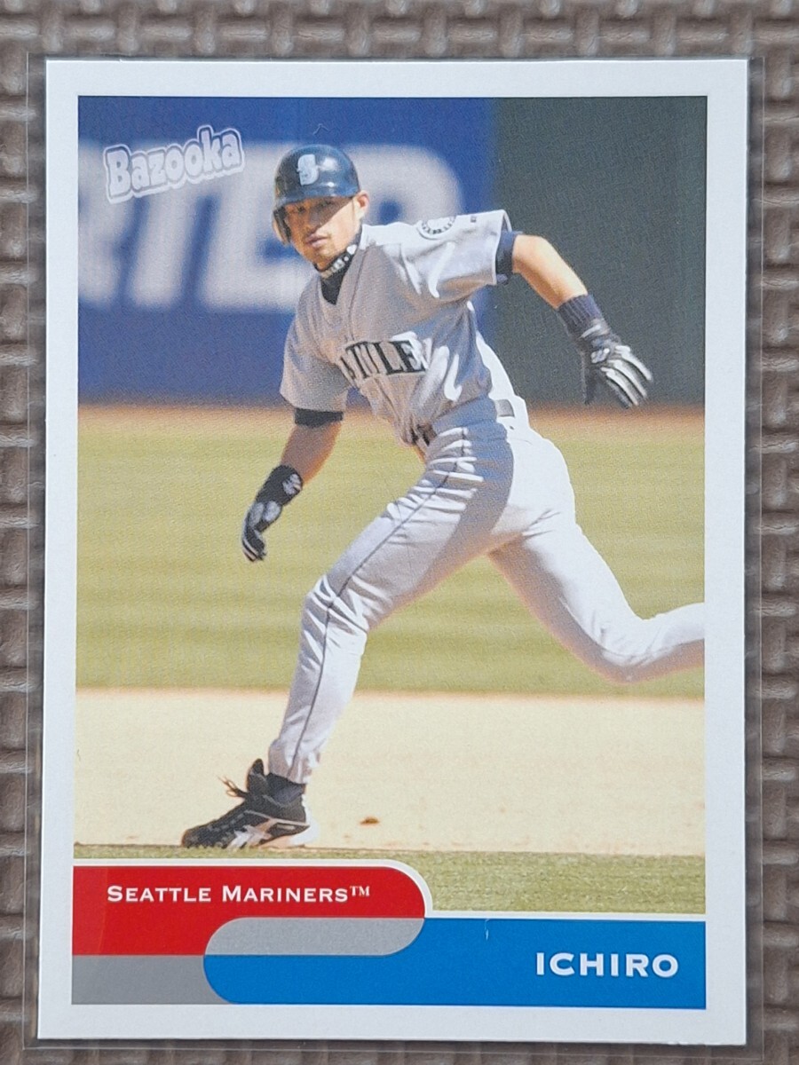 【未使用に近い】2004 Topps Bazooka #64 ICHIRO SUZUKI Seattle Mariners Orix Blue ...
