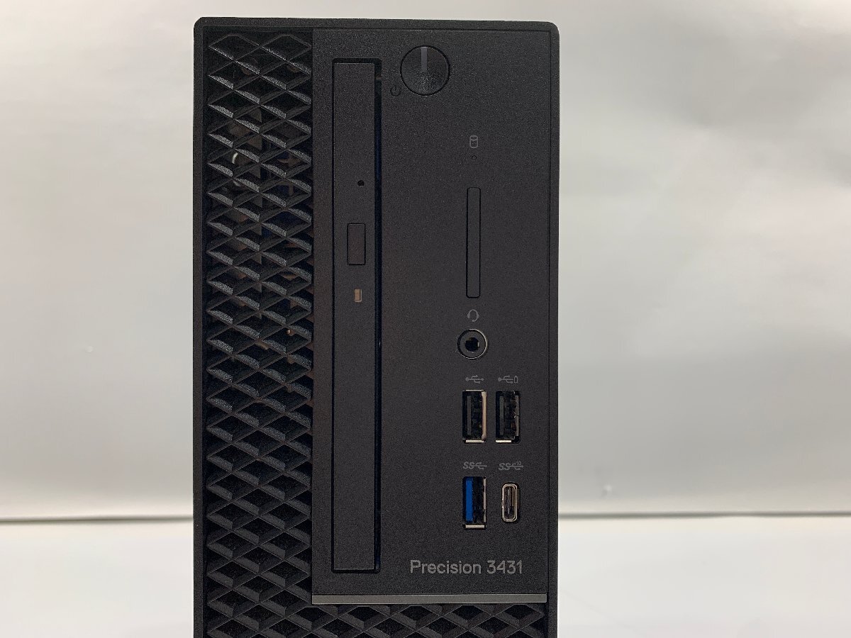 【やや傷や汚れあり】1円スタート！！ DELL Precision Tower 3431 [Intel Core i3-9100] [Dwi ...