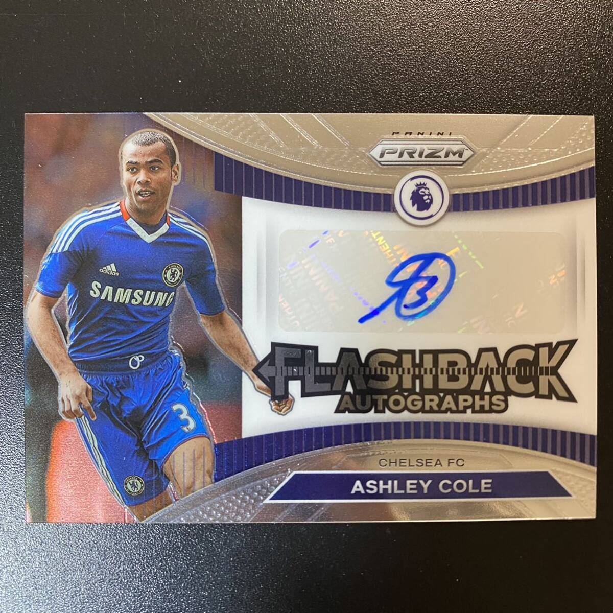 【目立った傷や汚れなし】2022-23 Panini Prizm EPL Flashback Ashley Cole Autograph ...
