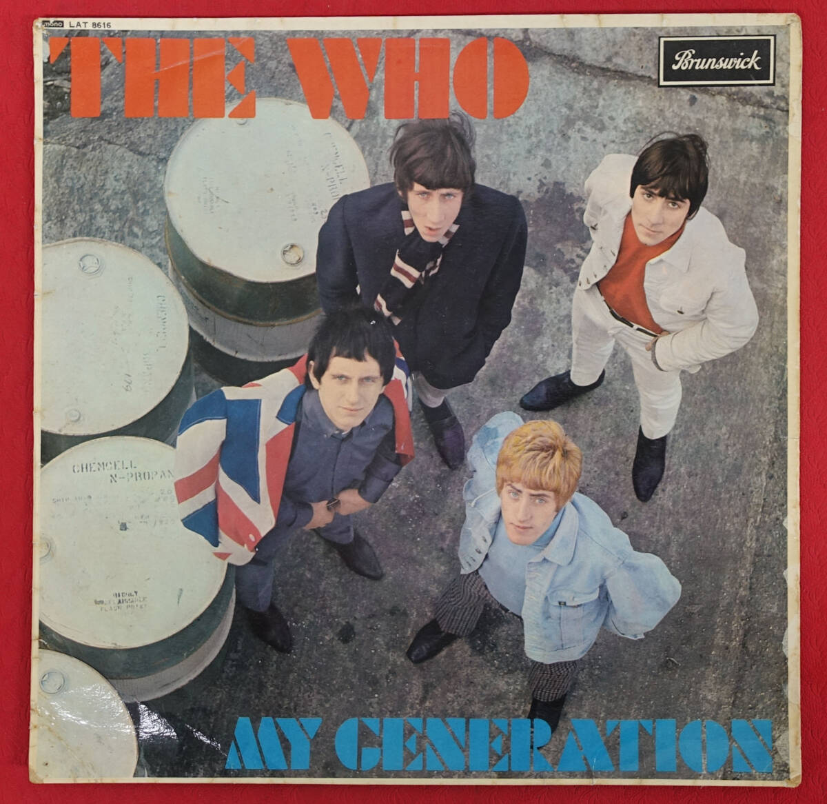 【やや傷や汚れあり】美盤! UK Original 初回 Brunswick LAT 8616 MY GENERATION / The Who 最初のMAT: 1B/1Bの落札情報詳細 ...