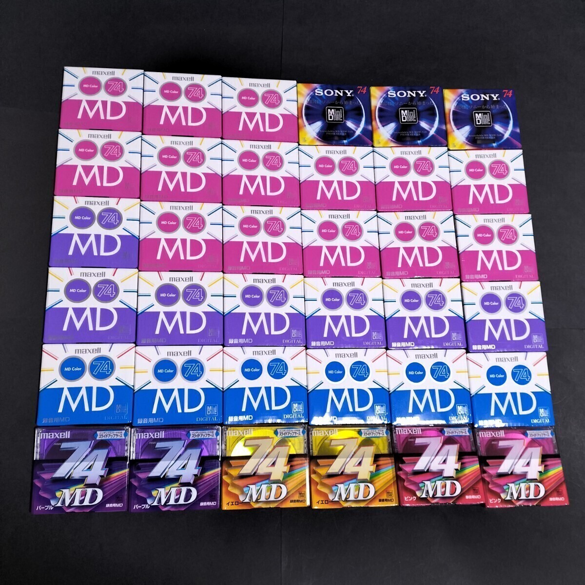 【未使用】【未開封36枚】MDディスク★MD Mini Disc★ミニディスク★maxell★SONY★MD Color★他★⑤の落札情報詳細 ...