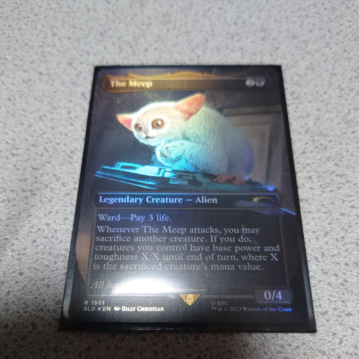 【未使用】MTG SLD The Meep 英語foil 一枚 Secret lair x Doctor Who:Regeneration 即決の落札情報詳細 - Yahoo!オークション落札 ...