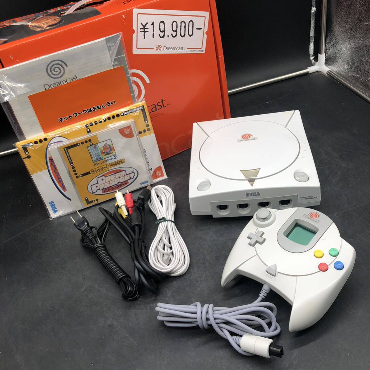 【傷や汚れあり】673 Dreamcast ドリームキャスト SEGA セガ コントローラー コード 本体 HRT-3000 ※現状お渡しの ...