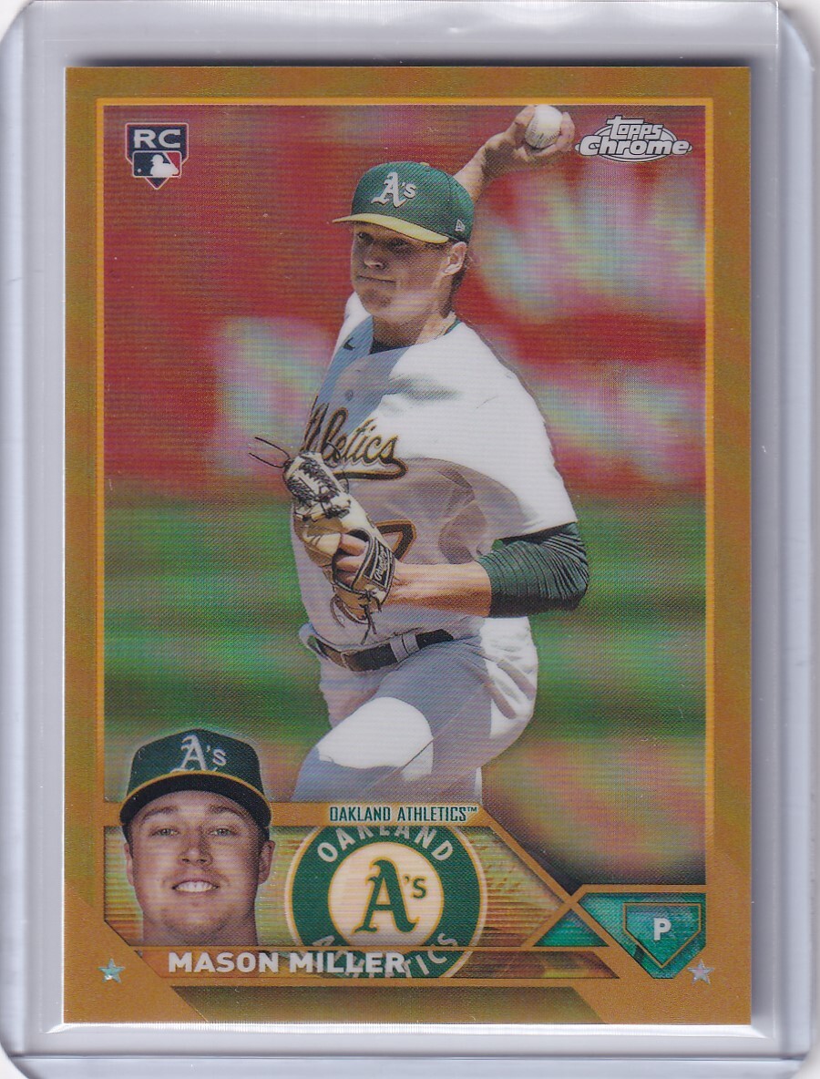 【未使用】[50枚限定] MLBカード 2023 Topps Chrome Update Mason Miller Gold ...