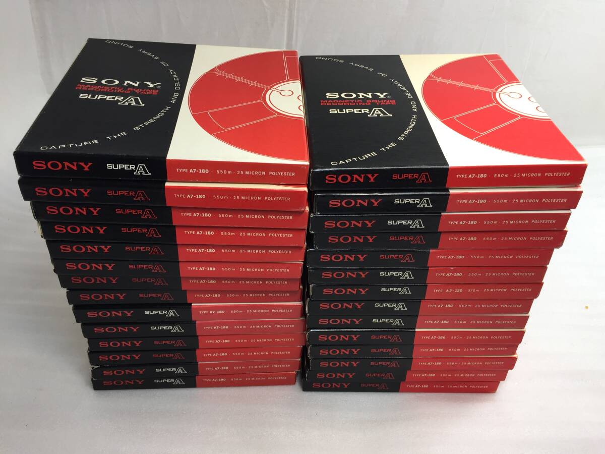 【傷や汚れあり】 【SONY / ソニー】SuperA オープンリール テープ 28本セット の落札情報詳細 - Yahoo!オークション落札 ...