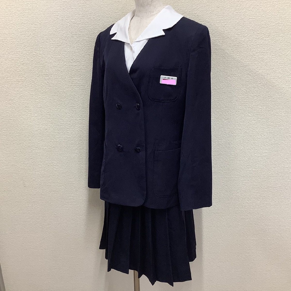 【傷や汚れあり】I622/Y(中古)山形県 新庄市立 八向中学校 女子制服3点 /名札/170A/W66/イートン型ブレザー/ブラウス/スカート/冬服/女子学生/学生服の落札情報詳細 ...