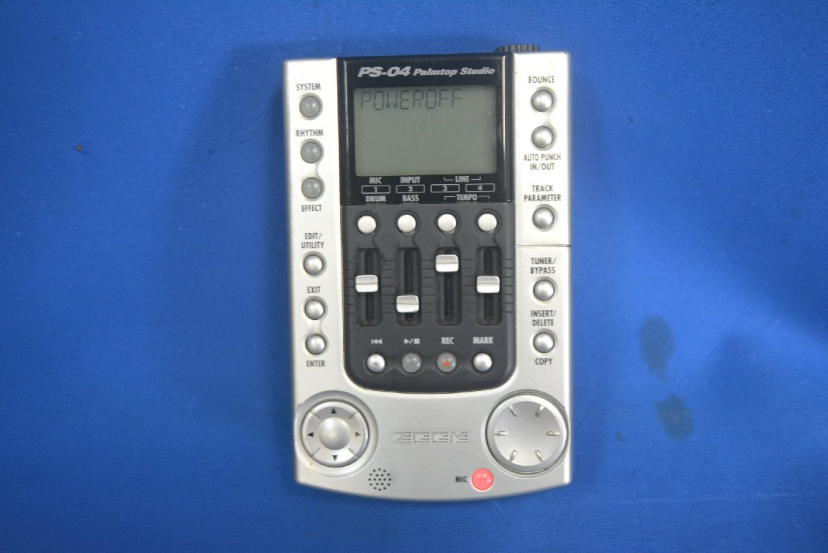 【目立った傷や汚れなし】 ZOOM ポータブル4trデジタルMTR PS-04 USED の落札情報詳細 - ヤフオク落札価格検索 オークフリー