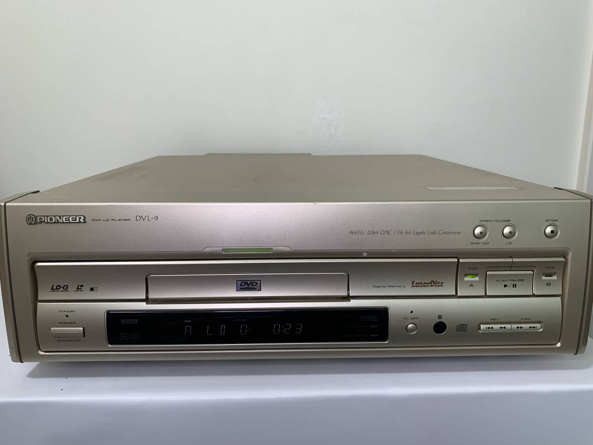 【やや傷や汚れあり】PIONEER パイオニア DVD LD プレーヤー DVL-9 レーザーディスク 昭和レトロ 中古 ジャンク 現状品 szlpの落札情報詳細 - ヤフオク落札価格検索 ...