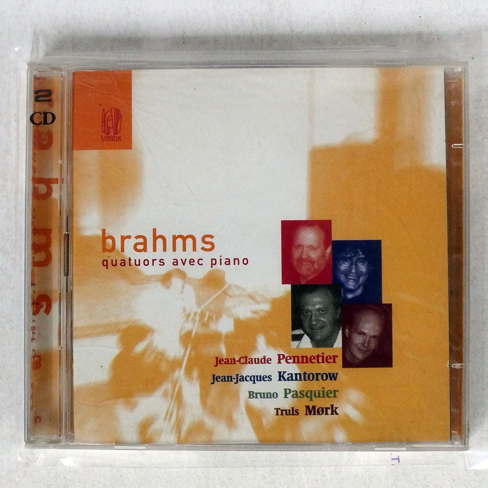 【やや傷や汚れあり】JEAN CLAUDE PENNETIER/BRAHMS QUATUORS AVEC PIANO/LYRINX LYR ...