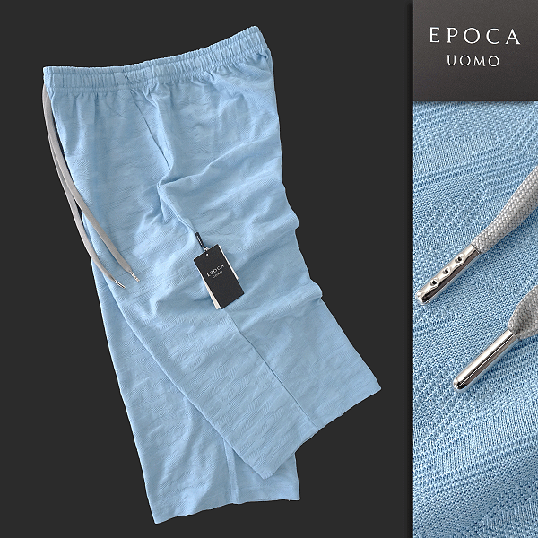 【未使用】新品 エポカウォモ カモフラ ジャガード イージー ハーフ パンツ M 水色 【P20977】 EPOCA UOMO 春夏 メンズ ストレッチ サマー 迷彩柄の落札情報詳細 ...