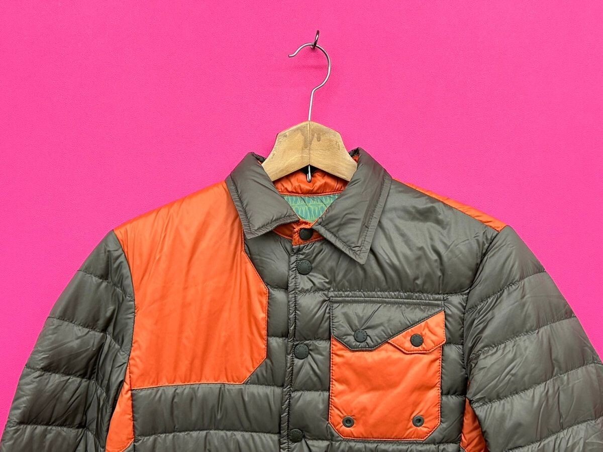 【傷や汚れあり】C510-C1-765 MONCLER モンクレール G32-003 ダウンジャケット ライトダウン EN12934 カーキ ...