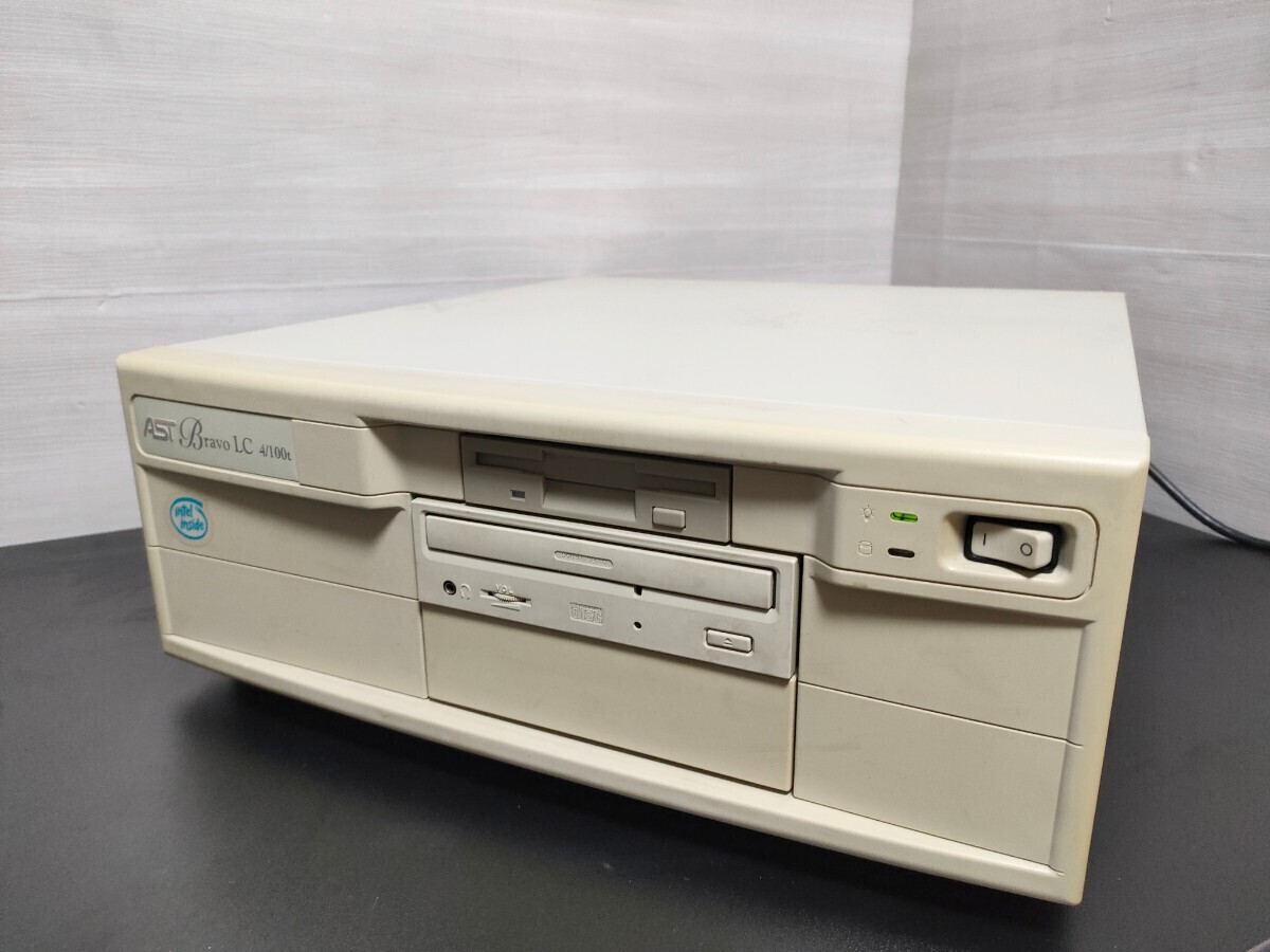 【傷や汚れあり】A144/ AST Bravo LC 4/100t 旧型PC パーソナルコンピューター PC本体 デスクトップ RESEARCH INC. 【通電確認済み】【DVD開閉確認済 ...