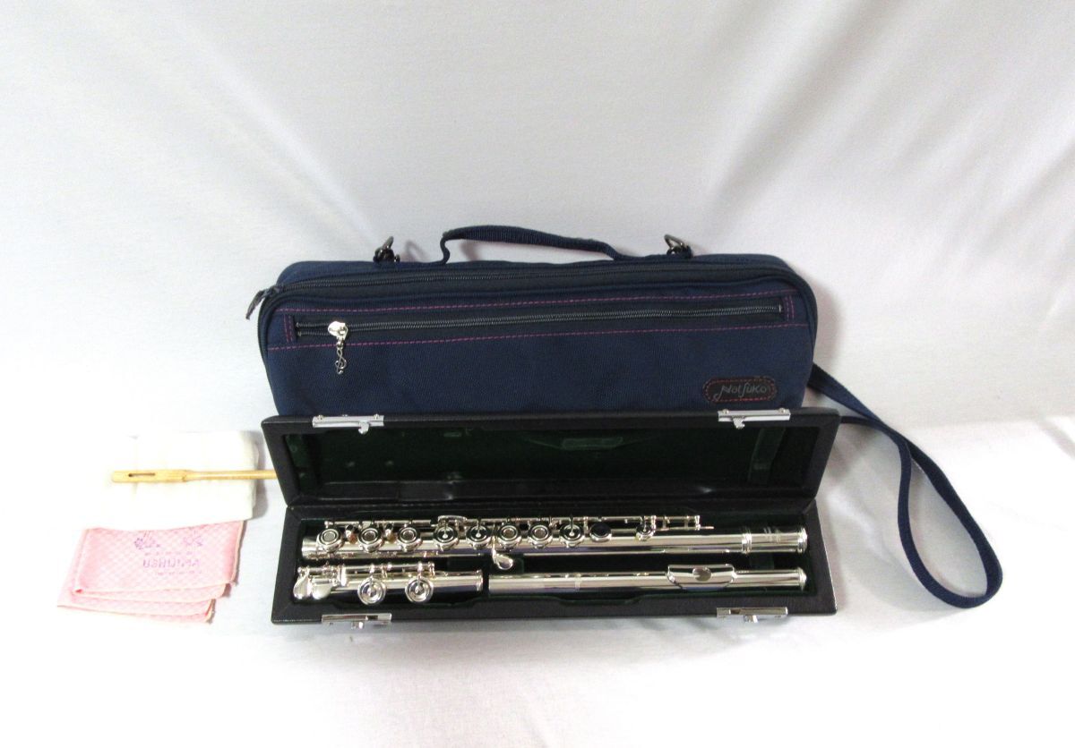 【やや傷や汚れあり】管0149 ALTUS AZUMINO JAPAN A907 アルタス フルート アズミノ 安曇野 頭部管銀製 ハード ...