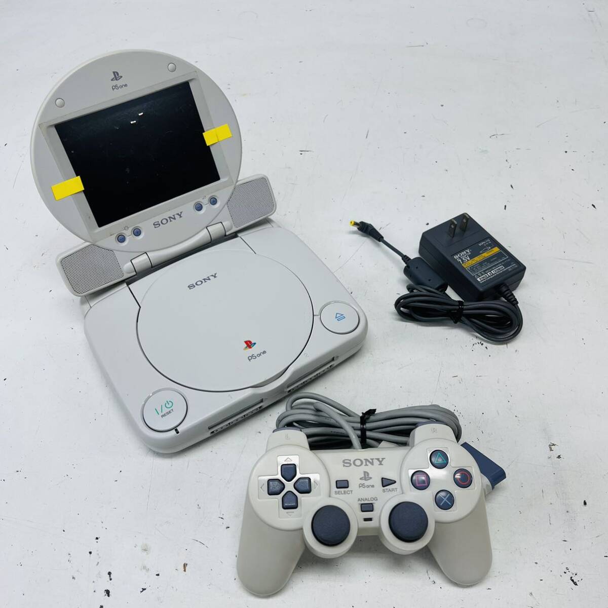 【やや傷や汚れあり】☆訳あり・1円〜☆ SONYソニー PSone LCDモニター COMBO SCPH-100/SCPH-130 本体 ...