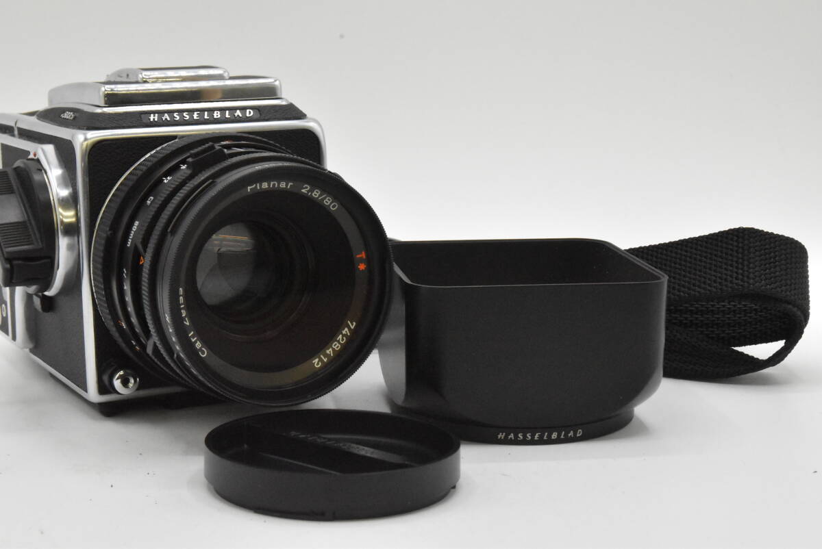 【目立った傷や汚れなし】HASSELEBLAD 503cxi Planar 80mm F2.8 ハッセルブラッド 中判カメラ 美品 簡易動作 ...