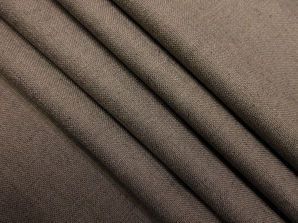 【未使用】トリアセ63 ポリ37 平織柄 麻風 ジャケット スカート 薄地 巾140cm 長3m 茶系 [m960]の落札情報詳細 ...