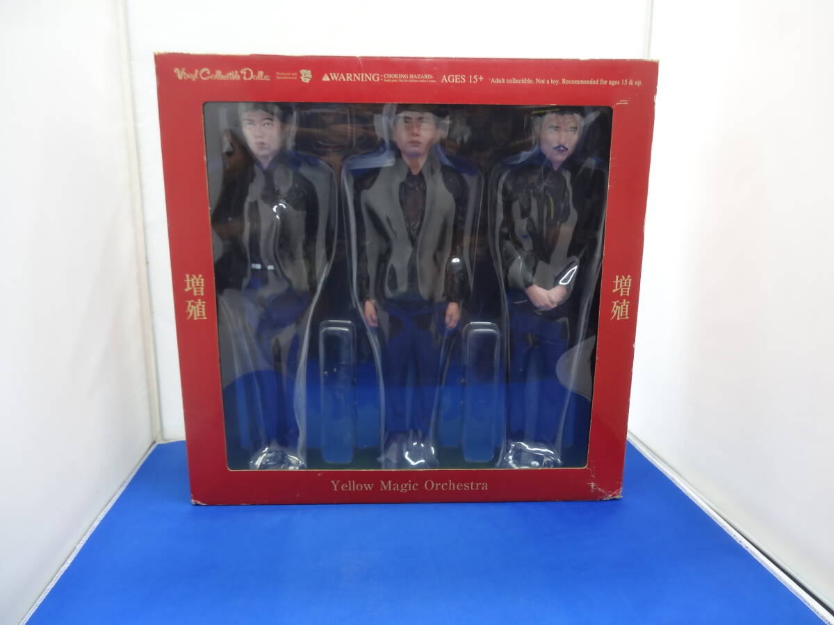【やや傷や汚れあり】Yellow Magic Orchestra 増殖 3体セット フィギュア コレクション メディコムトイ YMO イエロー ...