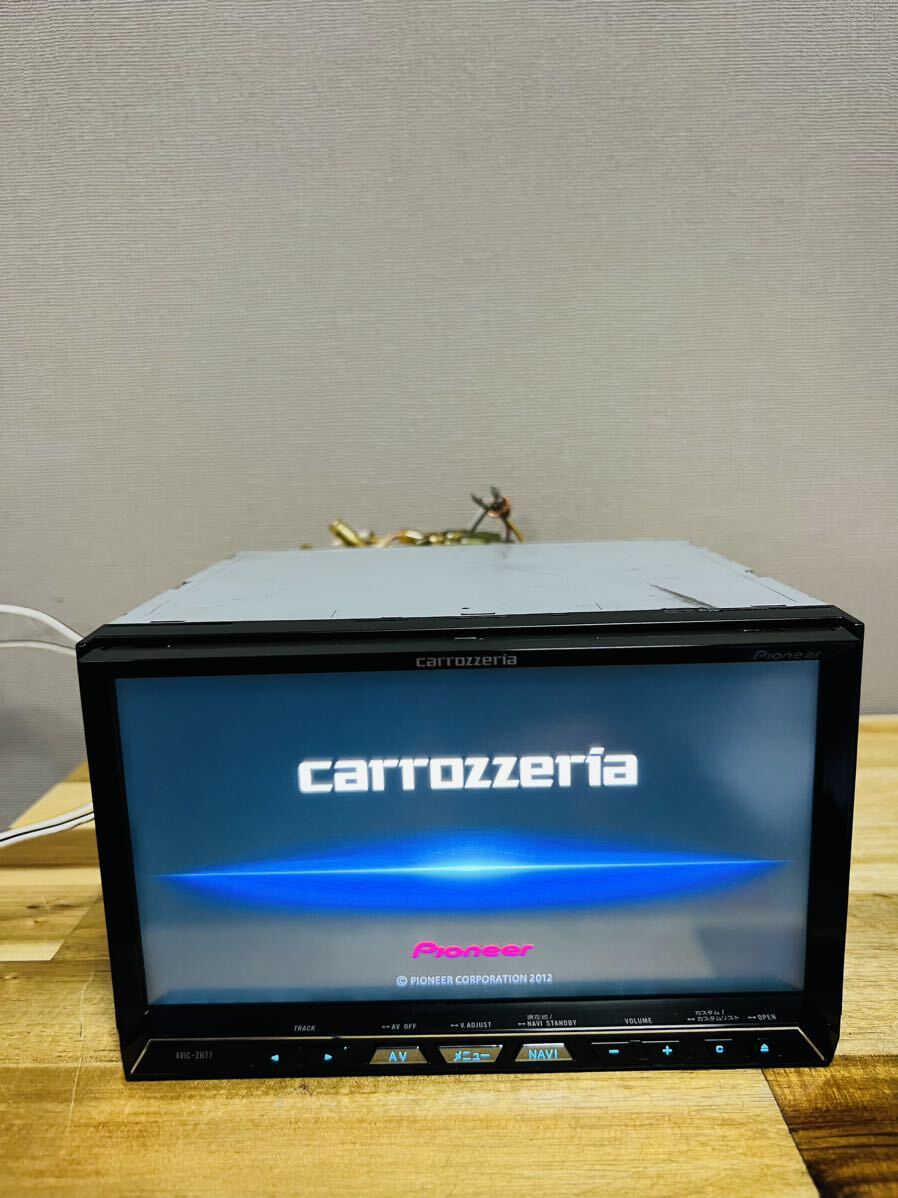 【目立った傷や汚れなし】動作品 Carrozzeria カロッツェリア 2012年 AVIC-ZH77サイバーナビ フルセグ地デジ TV SD/Bluetooth/DVD/CD/HDD/AUX ...