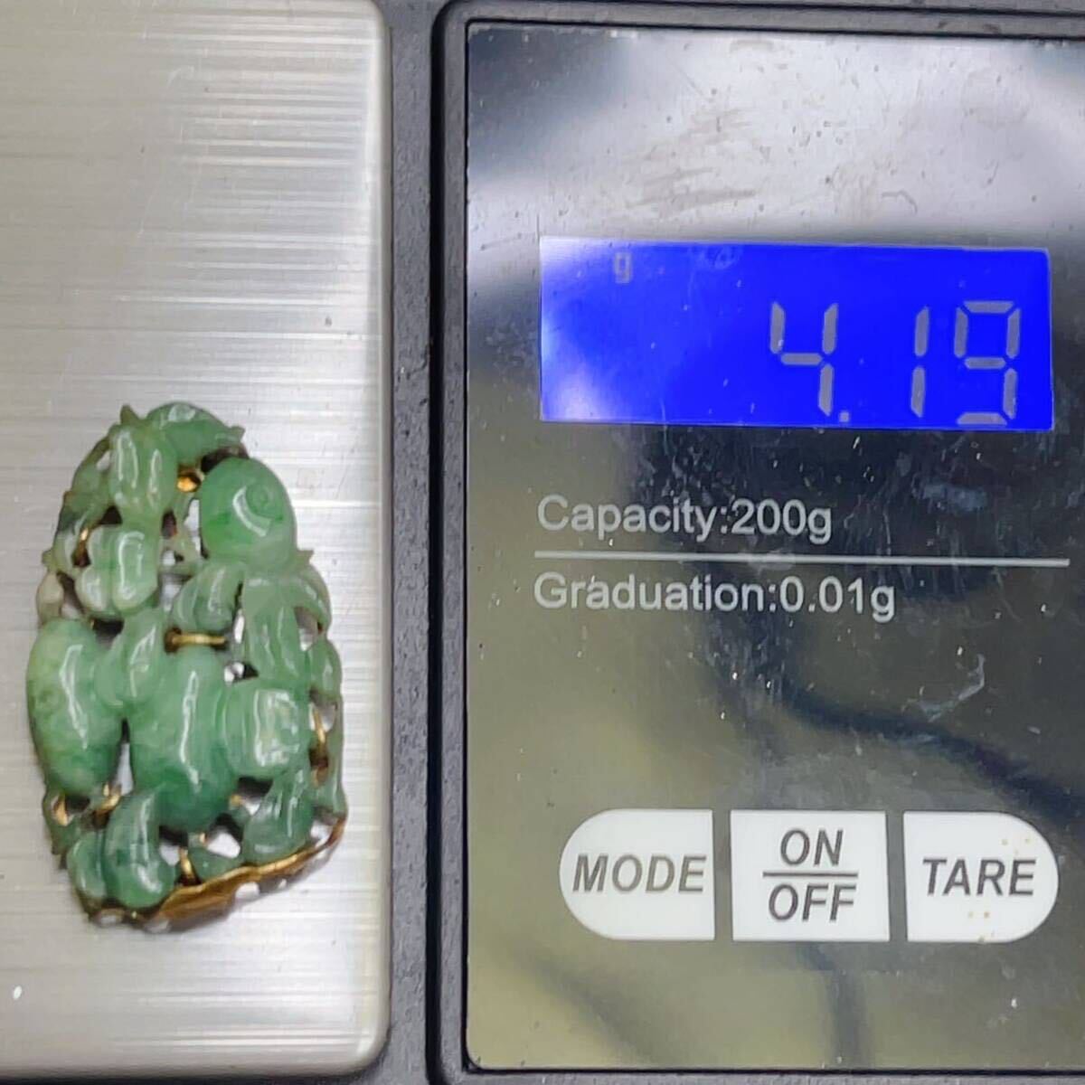 【目立った傷や汚れなし】アンティーク ヴィンテージ K18 18金 ゴールド 本翡翠 彫刻 裏細工 帯留め 和装小物 着物 総重量約4.19gの落札情報詳細 - Yahoo!オークション落札 ...